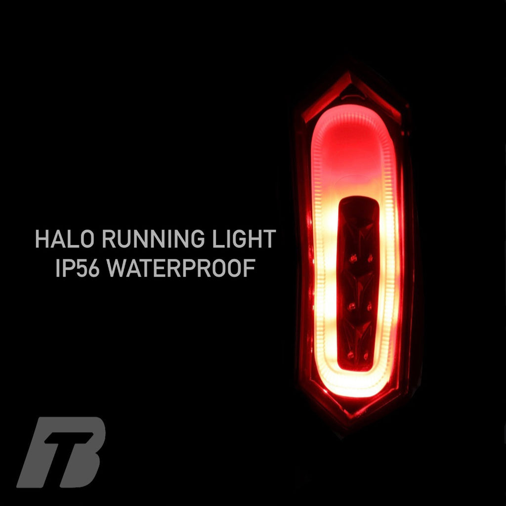 YAMAHA R1 / R1M / R9 / R7 / R6 Halo Integrated Rear Light – Barz Tech
